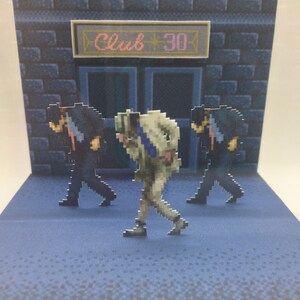 Michael Jackson's Moonwalker at Club 30 Shadow Box Diorama Cube - Etsy