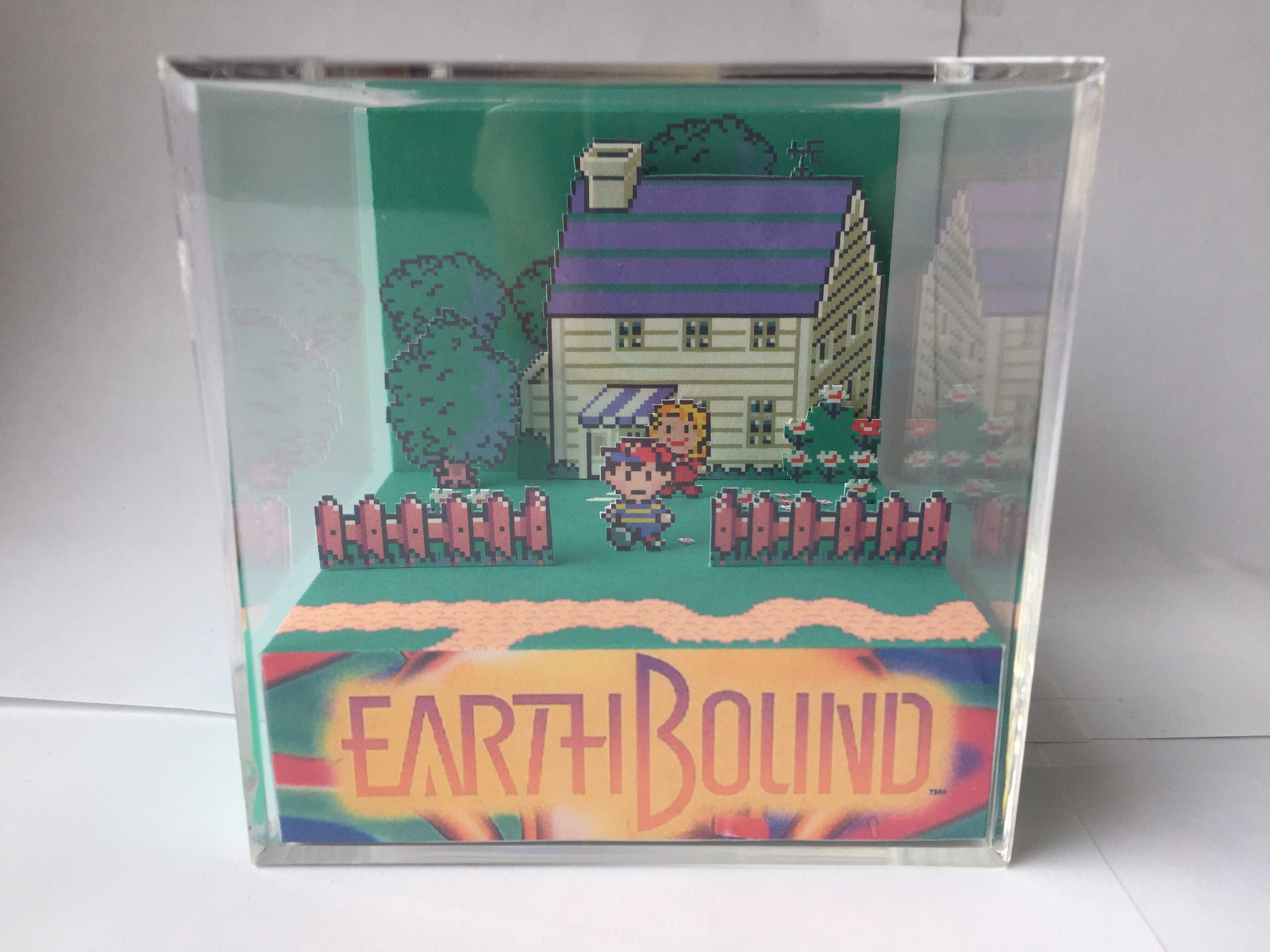 Earthbound Ness's House SNES Super Nintendo Shadow box Art | Etsy