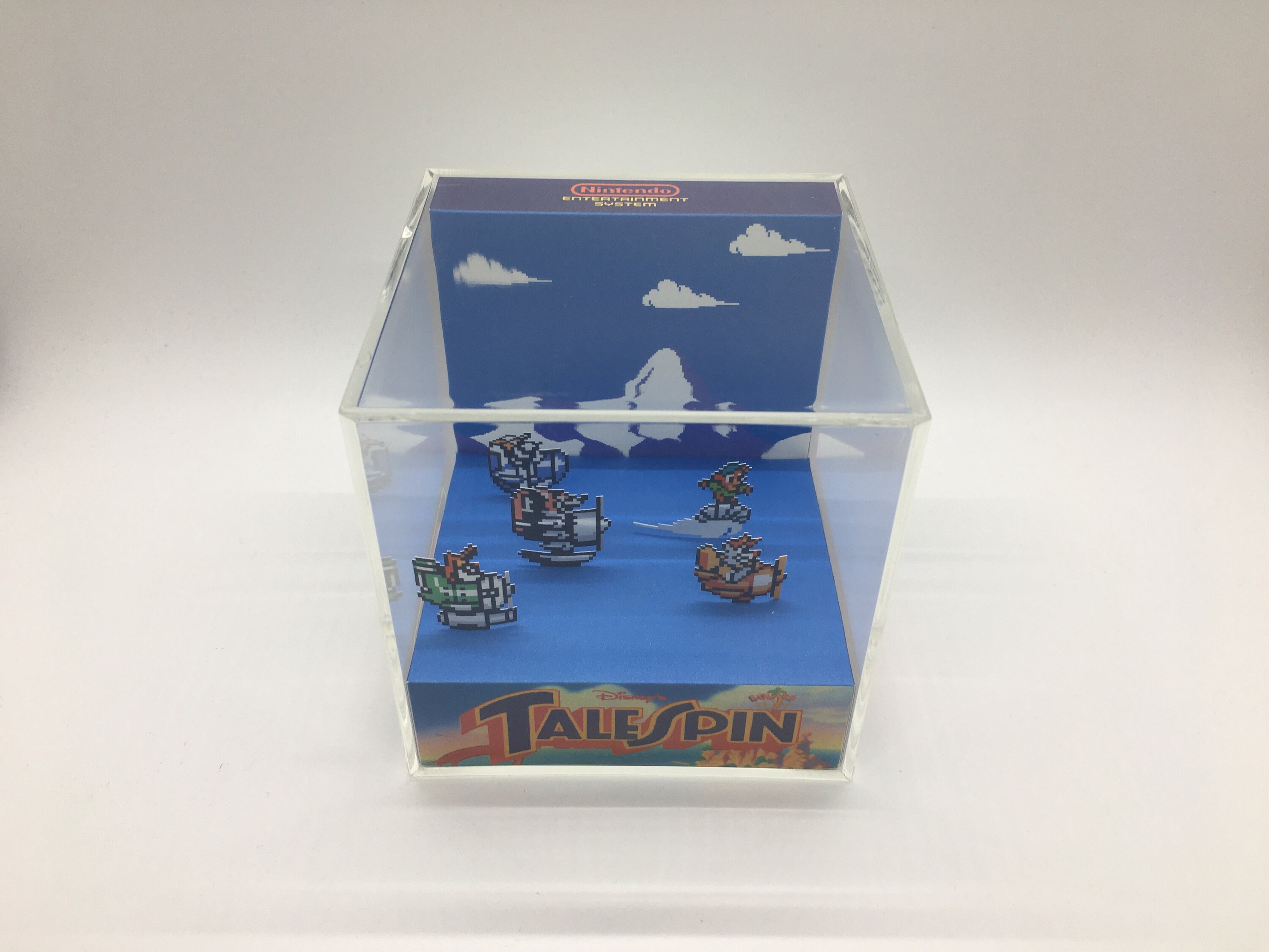 Talespin Chase Scene Baloo Kit Cloudkicker Shadow Box Diorama Cube - Etsy