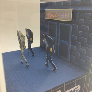 Michael Jackson's Moonwalker at Club 30 Shadow Box Diorama Cube - Etsy