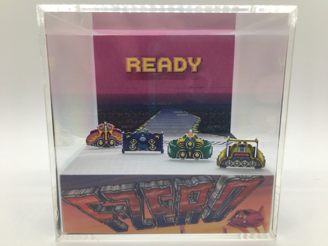 F-zero Start the Race Shadow Box Diorama Decor - Etsy