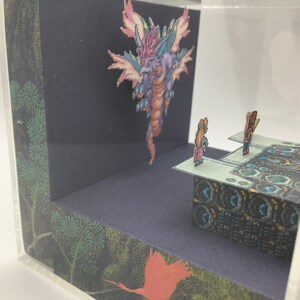 Secret of Mana Final Boss Fight With the Mana Beast Shadow Box Diorama ...