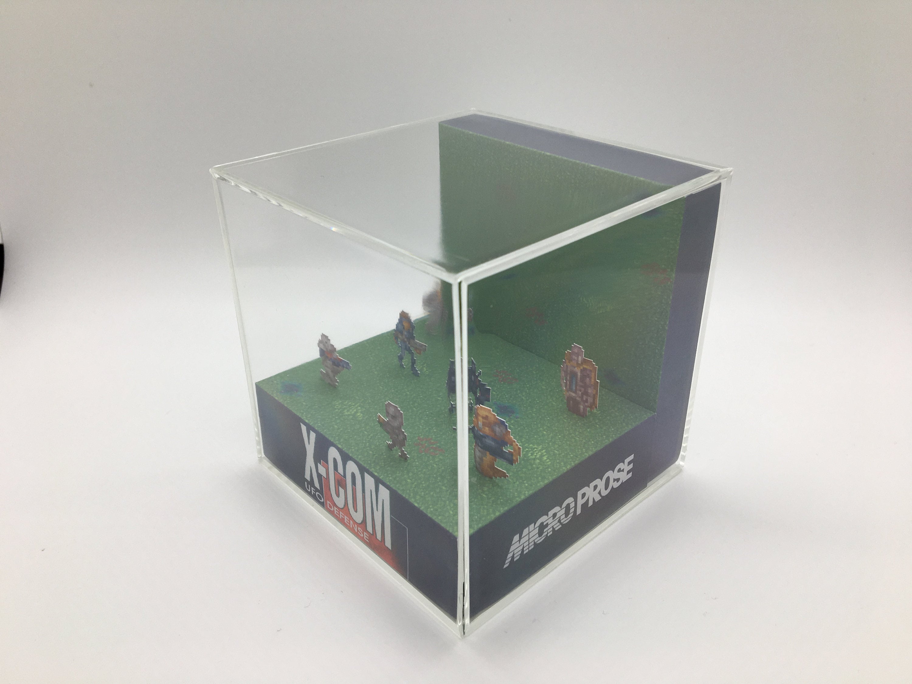 X-com UFO Defense Alien Showdown Shadow Box Diorama Cube - Etsy