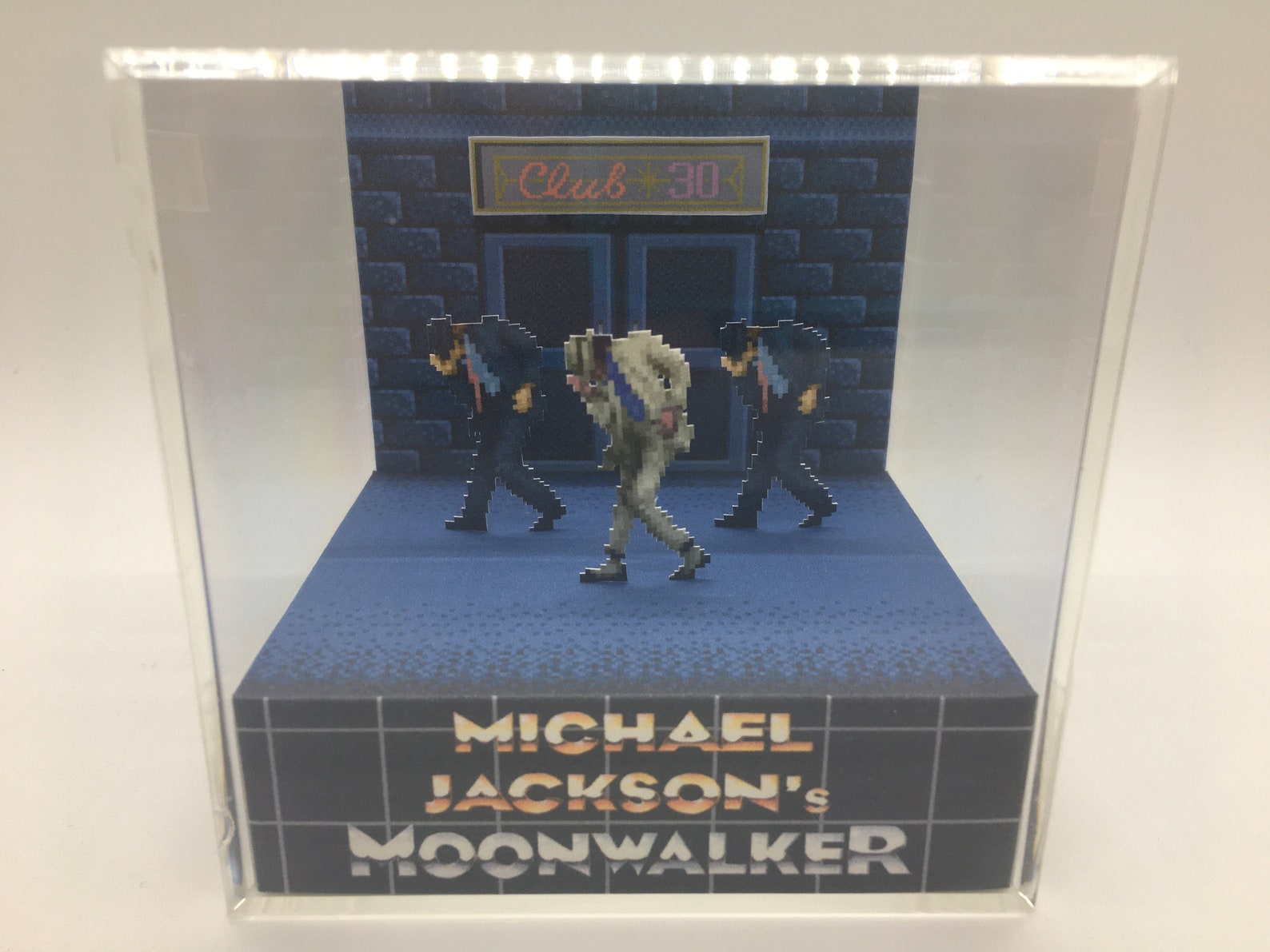 Michael Jackson's Moonwalker at Club 30 Shadow Box Diorama Cube - Etsy