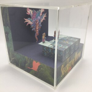 Secret of Mana Final Boss Fight With the Mana Beast Shadow Box Diorama ...