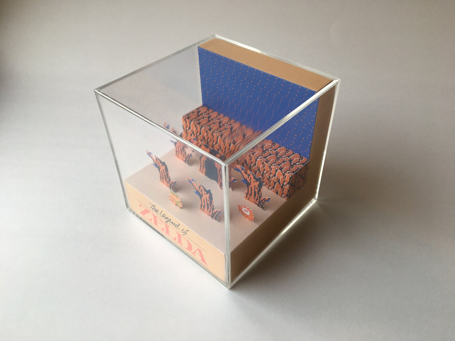 The Legend of Zelda Entrance to the First Dungeon Shadow Box - Etsy