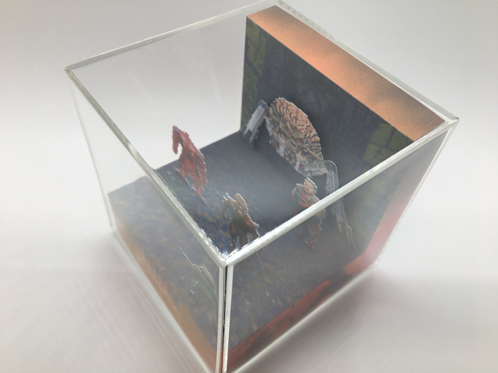 Doom Spider Mastermind Boss Fight Battle Shadow Box Diorama Decor - Etsy