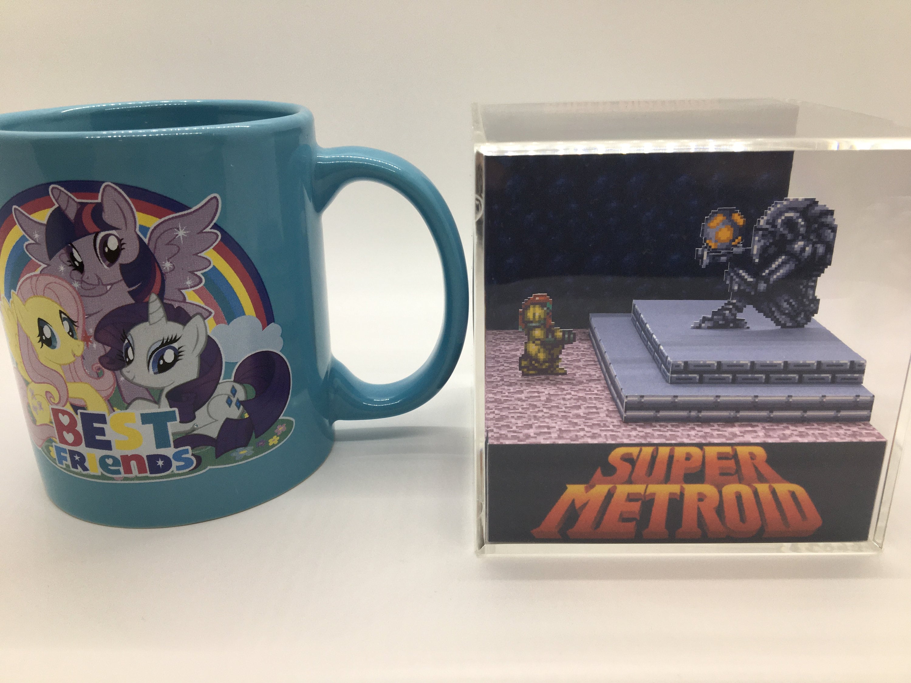 Super Metroid Samus Finds a Chozo Statue Shadow Box Diorama | Etsy