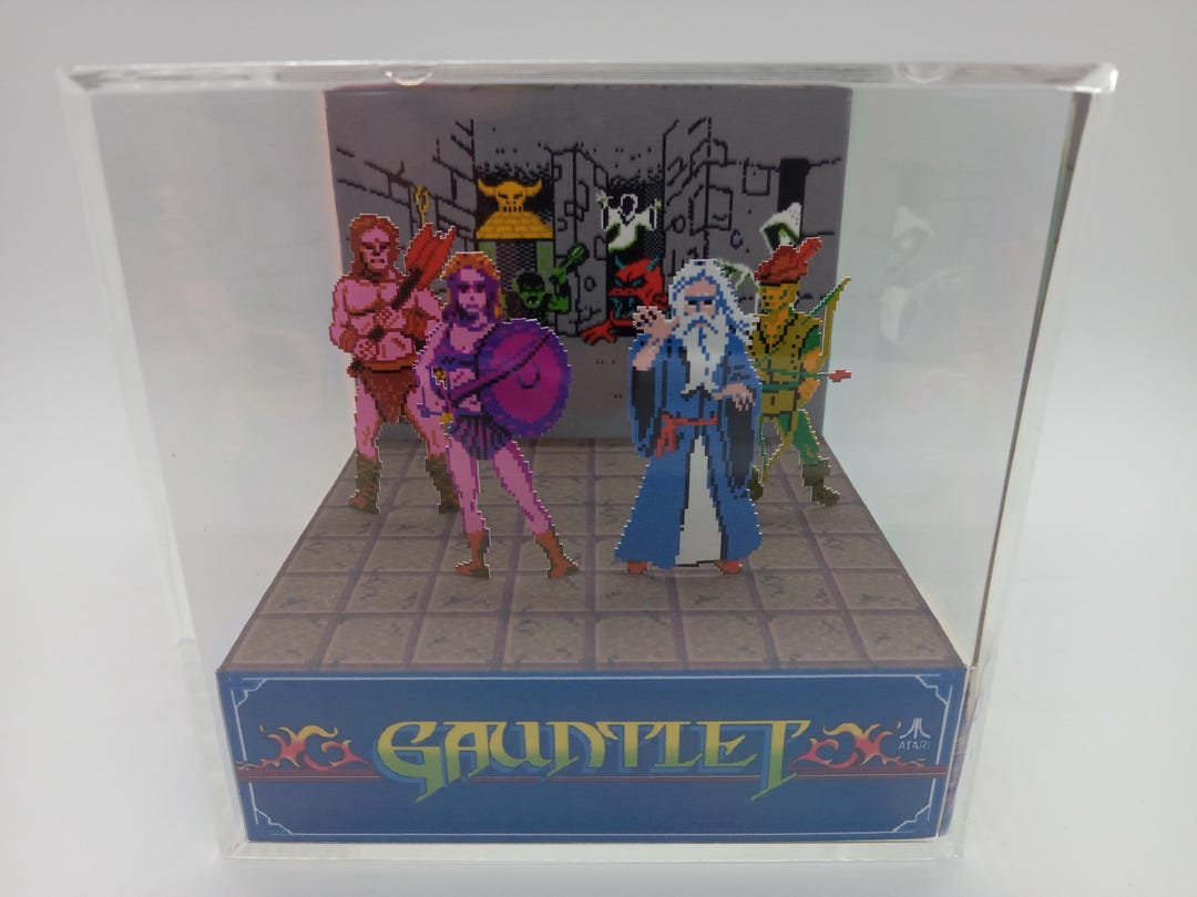 Gauntlet the Video Game With Questor, Merlin, Thor, and Thyra at the ...