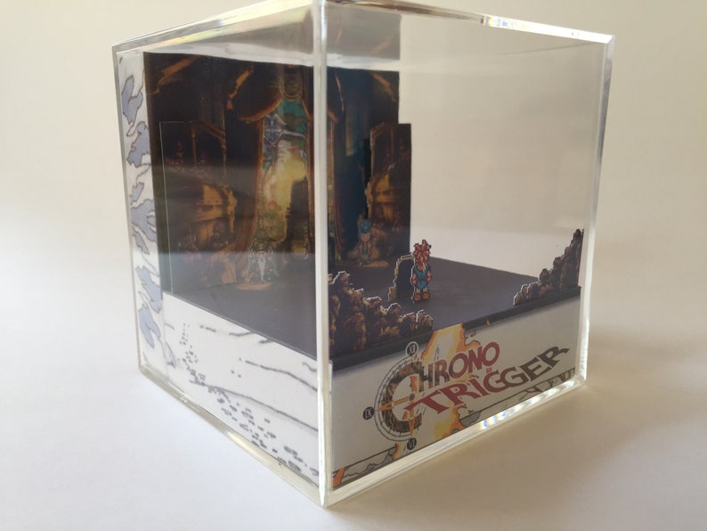 Chrono Trigger the Trial Shadow Box Diorama Art - Etsy