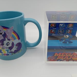 Megaman 2 Boss Select Screen Castle Wily Shadow Box Diorama Cube - Etsy