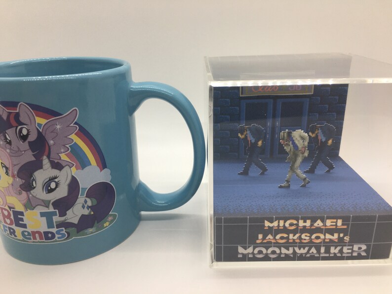 Michael Jackson's Moonwalker at Club 30 Shadow Box Diorama Cube - Etsy