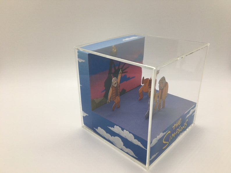 The Simpsons Dr. Zaius the Musical Shadow Box Diorama Decor | Etsy