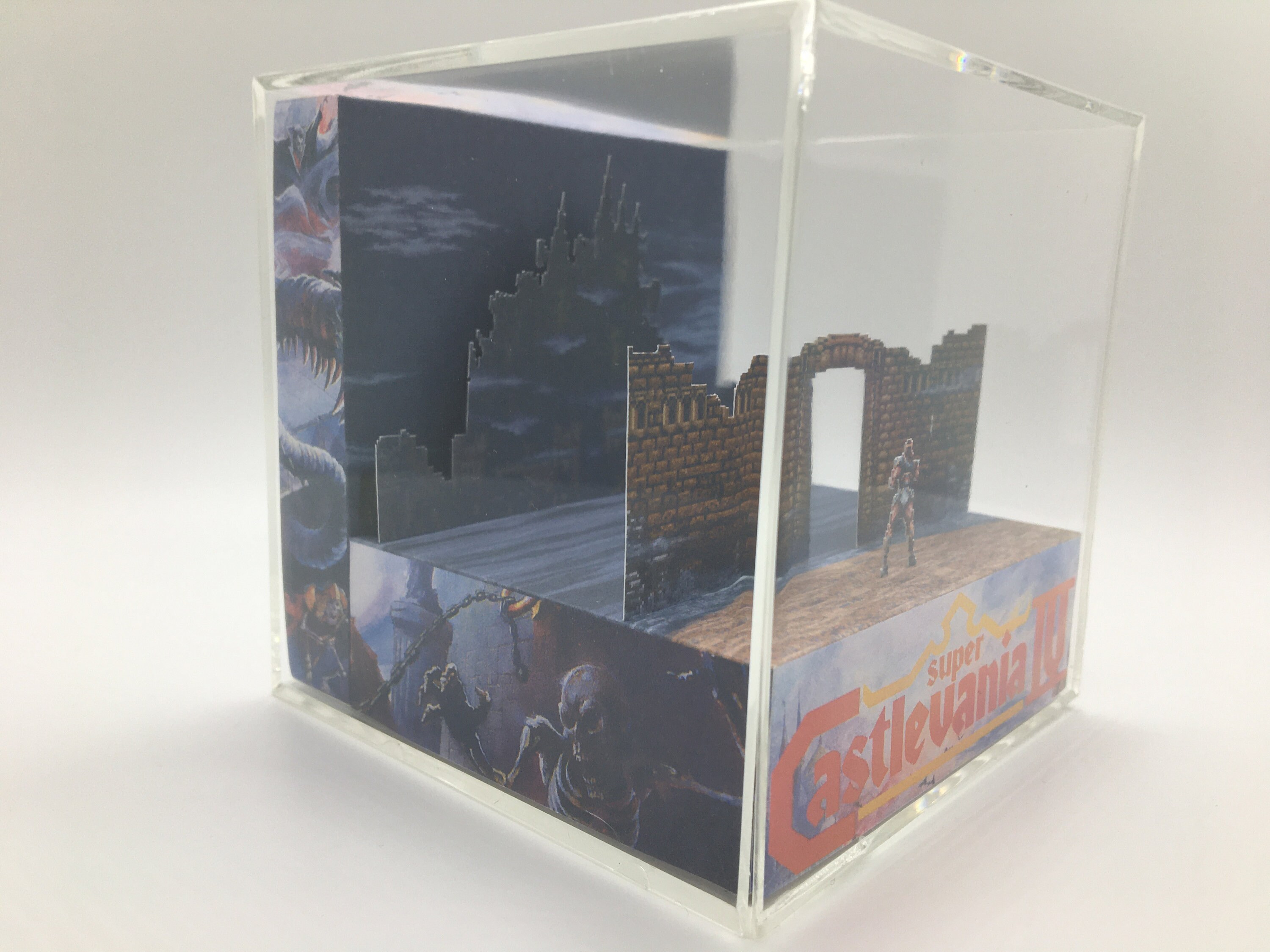Super Castlevania IV 4 Simon at the Gate Shadow Box Diorama - Etsy