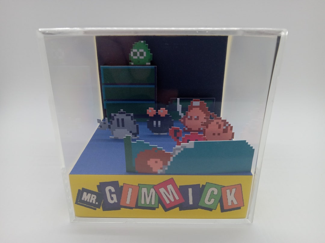 Mr. Gimmick Nintendo NES Cutscene Video Game Shadow Box Diorama Cube - Etsy
