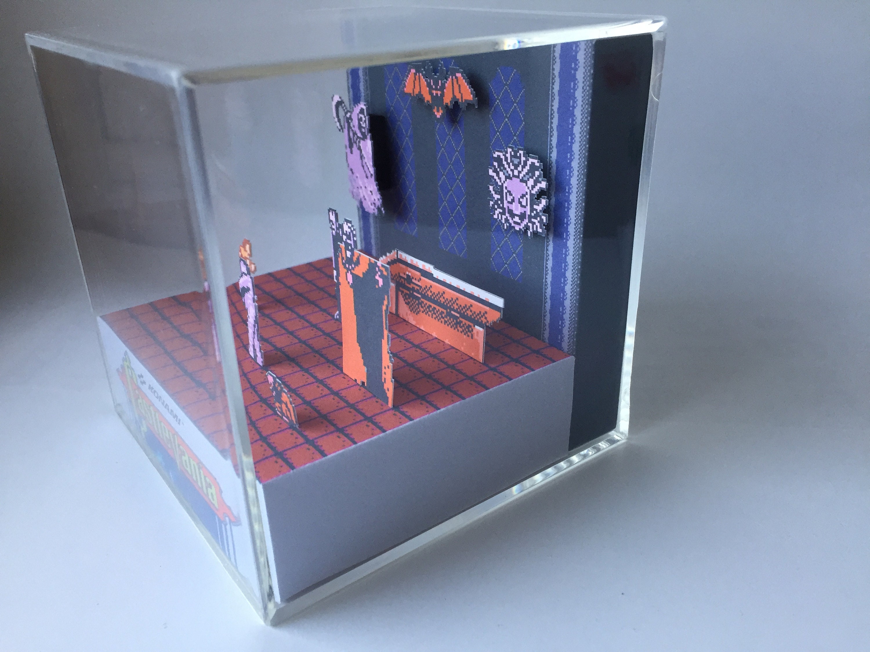 Castlevania Dracula's Crypt Boss Rush Shadow box Art | Etsy