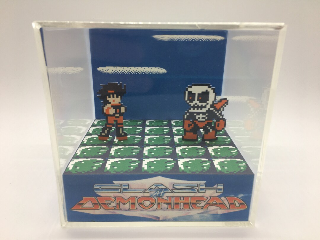 Clash at Demonhead Big Bang Vs. Tom Guycot Shadow Box Diorama Cube - Etsy