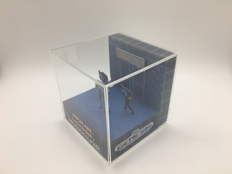 Michael Jackson's Moonwalker at Club 30 Shadow Box Diorama Cube - Etsy