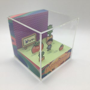 Earthbound Ness in Magicant With Some Big Produce Shadow Box Diorama ...