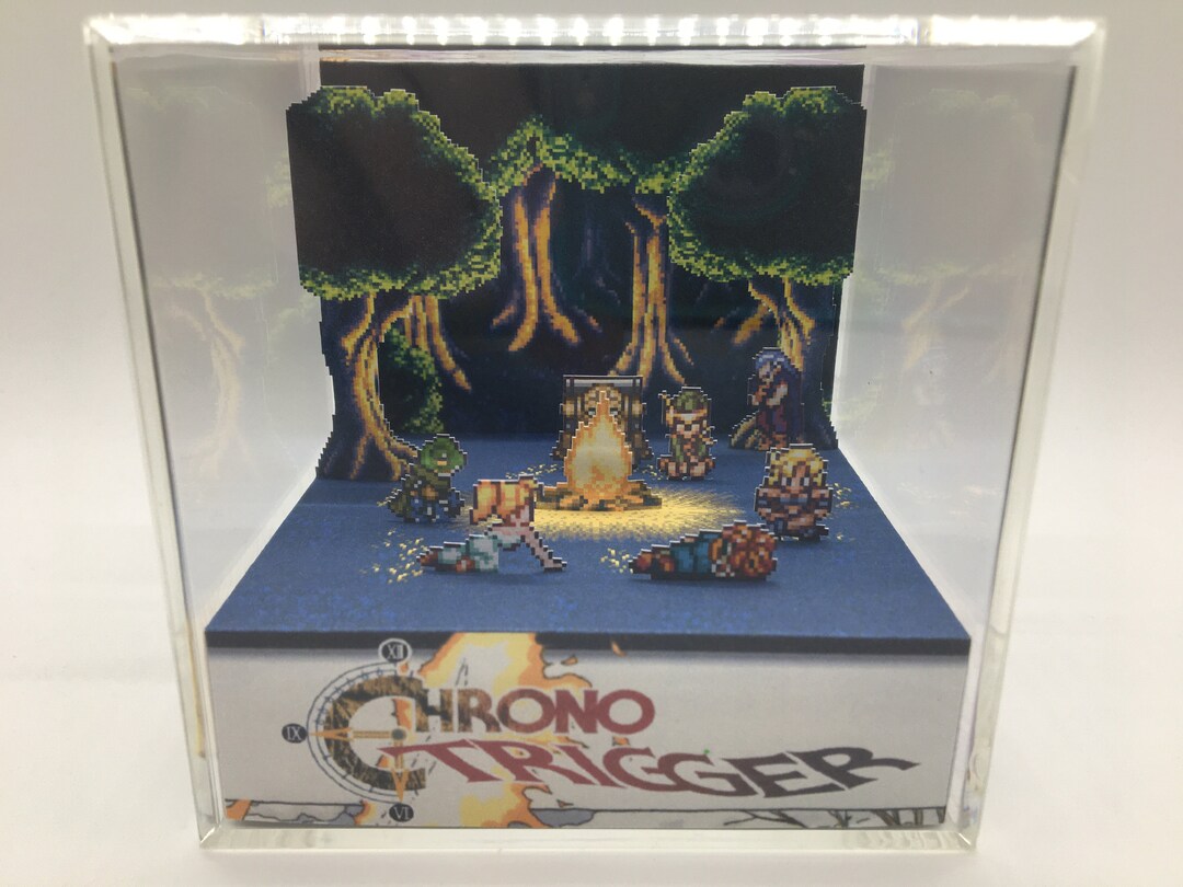 Chrono Trigger Fiona's Forest Shadow Box Diorama Cube - Etsy
