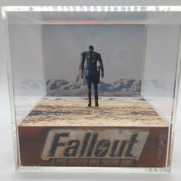 Fallout Cube Diorama - Etsy