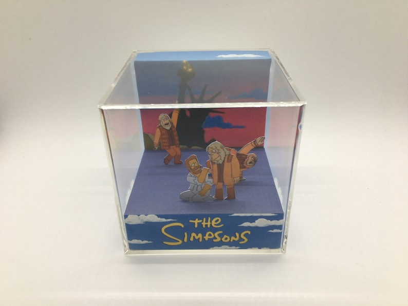 The Simpsons Dr. Zaius the Musical Shadow Box Diorama Decor - Etsy