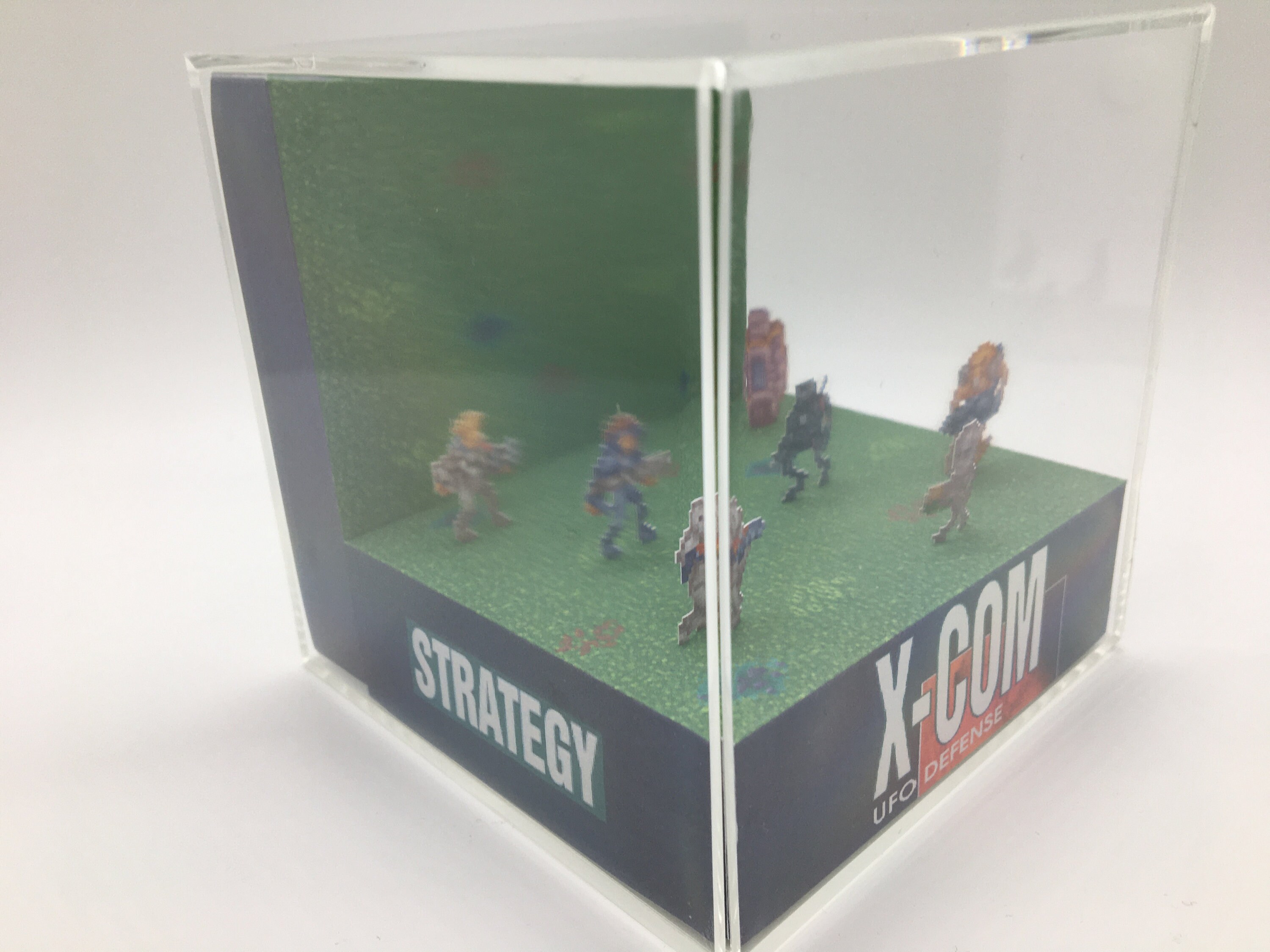 X-com UFO Defense Alien Showdown Shadow Box Diorama Cube - Etsy