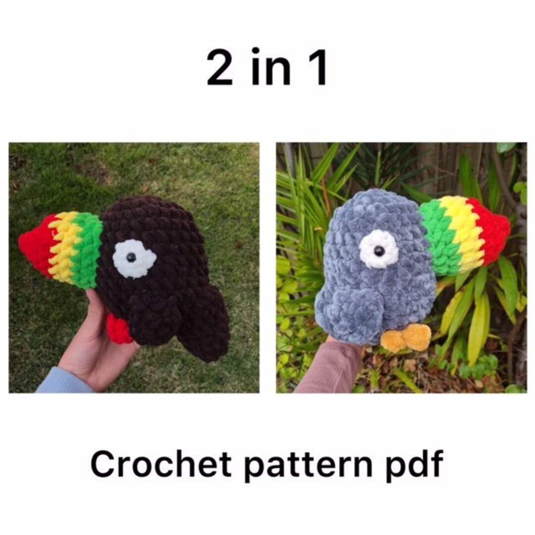 Toucan Crochet Pattern Pdf - Etsy
