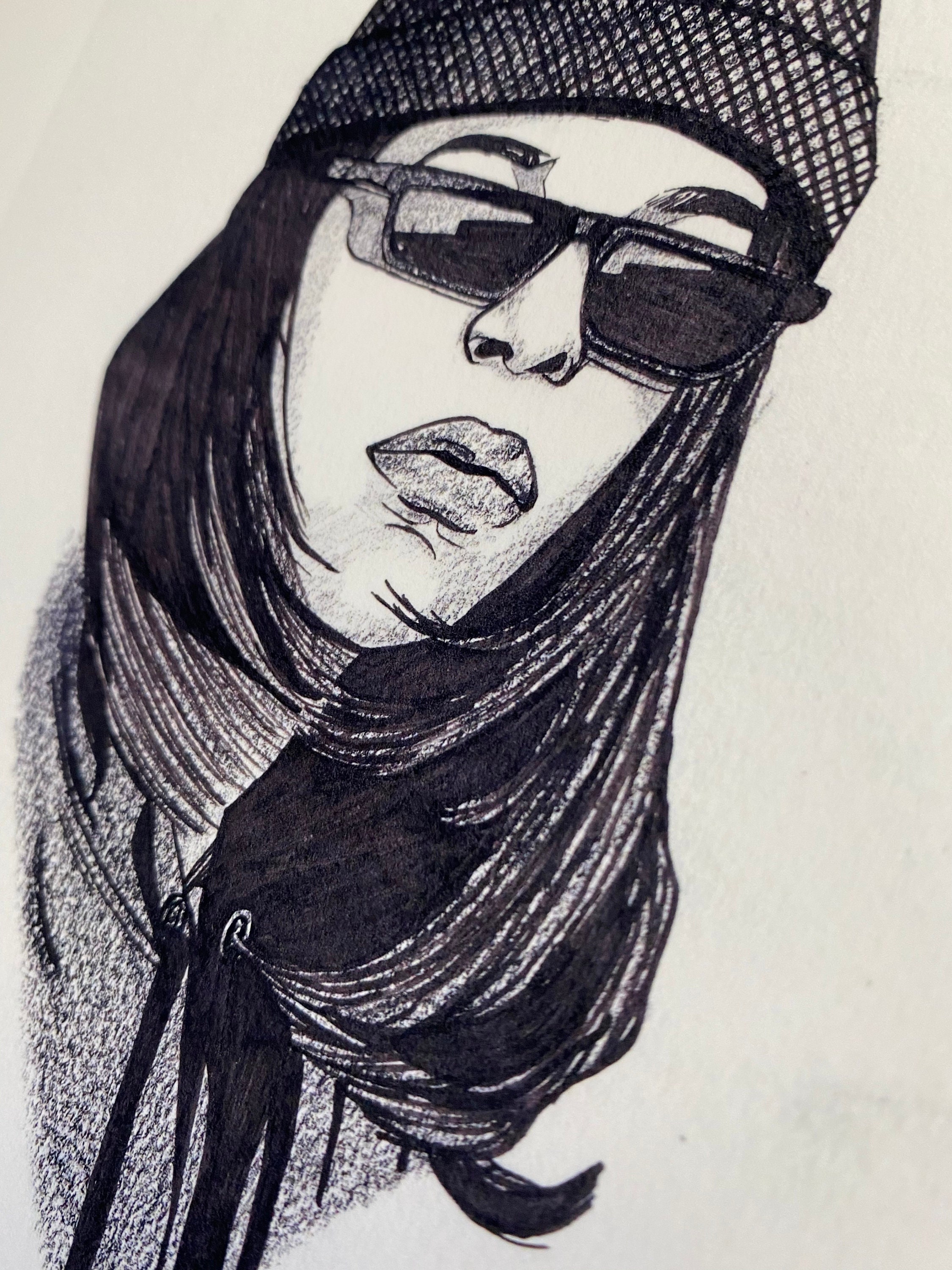 Drawing Of Aaliyah