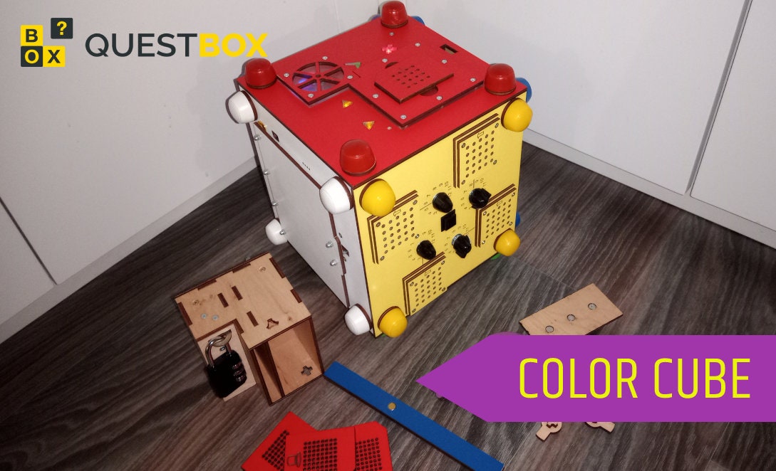 Portable Multicolor Busy CUBE ESCAPE BOX Updated, Multi Player Busy ...