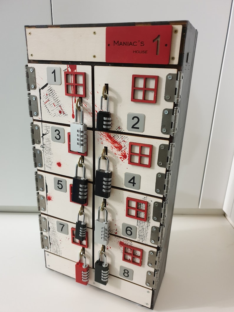 Puzzle Box. Portable Escape Room maniac's House - Etsy