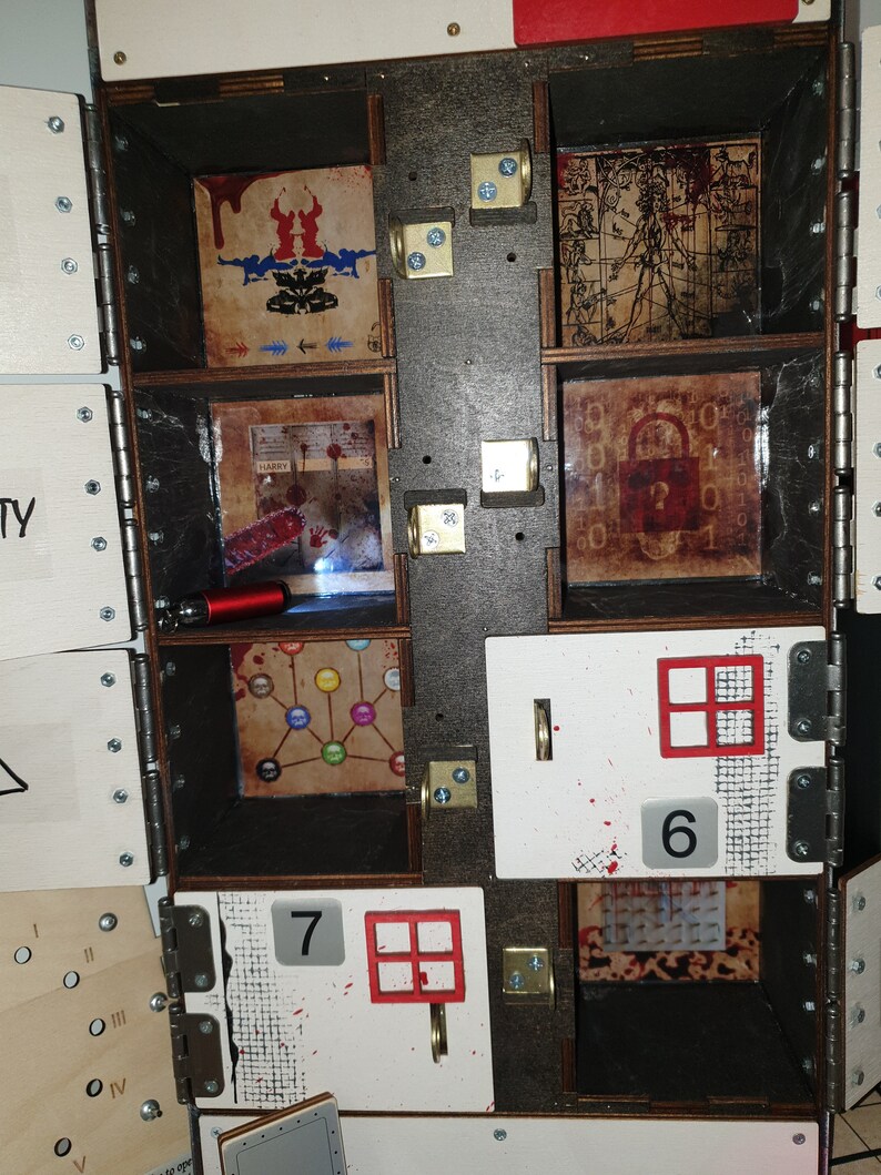 Puzzle Box. Portable Escape Room maniac's House | Etsy