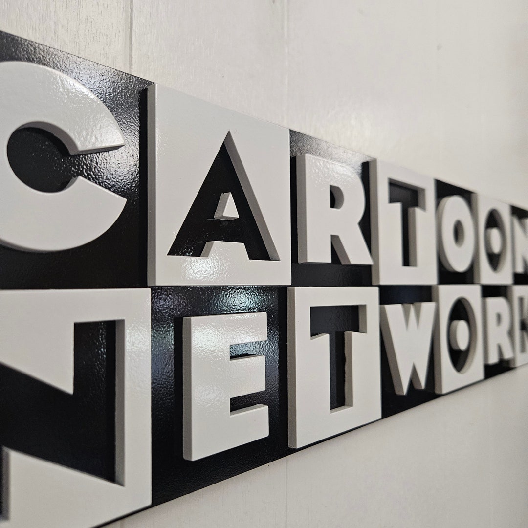 Cartoon Network / Handmade 3D Wall Art Sign - Etsy