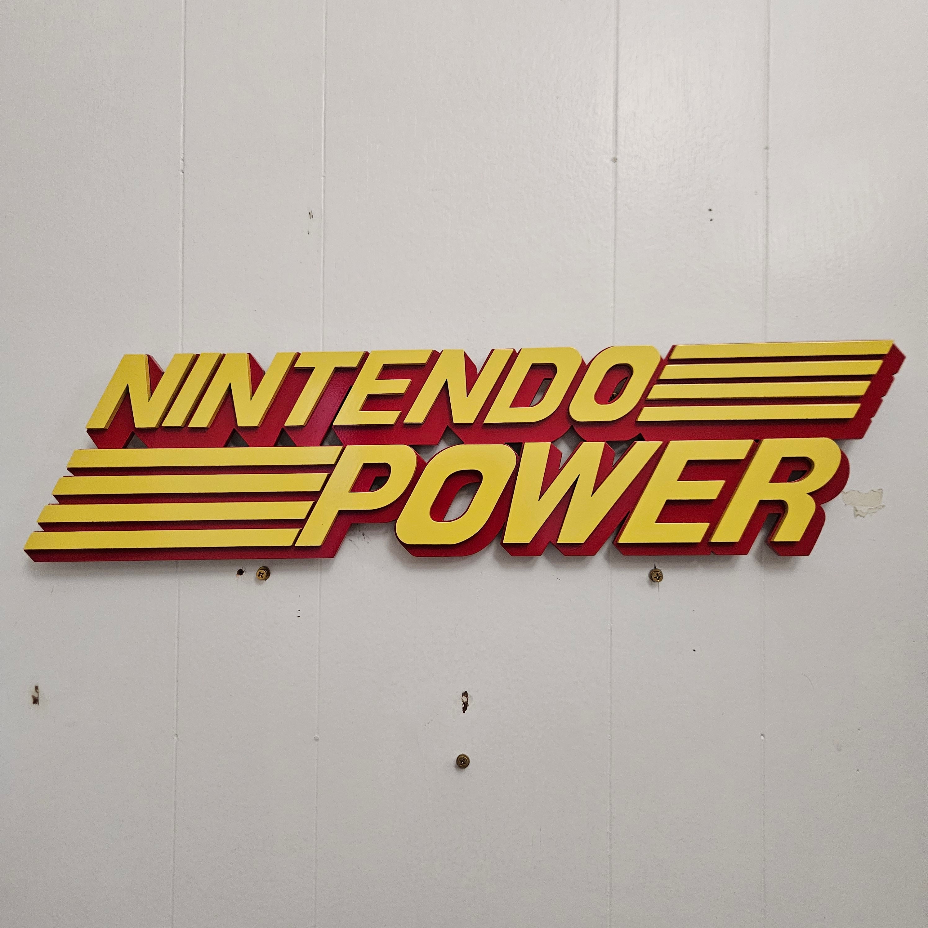Nintendo Power Logo / Handmade 3D Sign Wall Art - Etsy