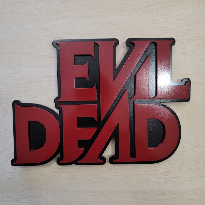 Evil Dead Logo / Handmade 3D Sign - Etsy