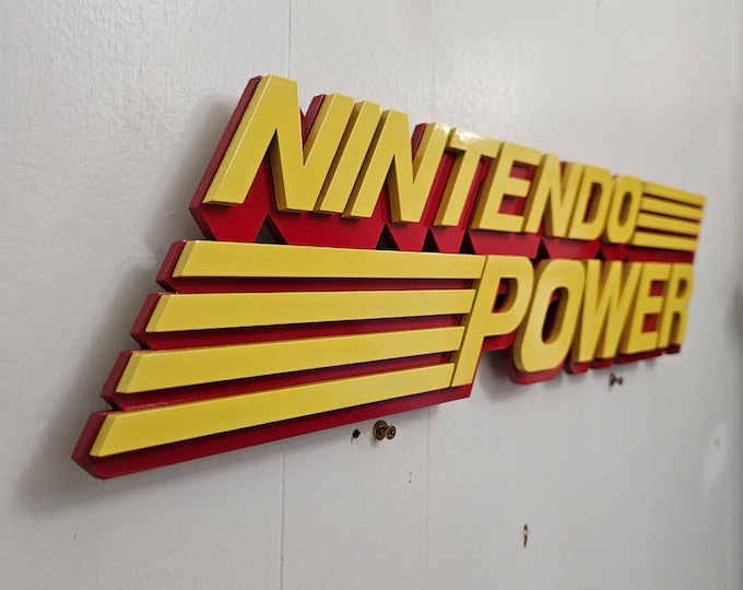 Nintendo Power Logo / Handmade 3D Sign Wall Art - Etsy