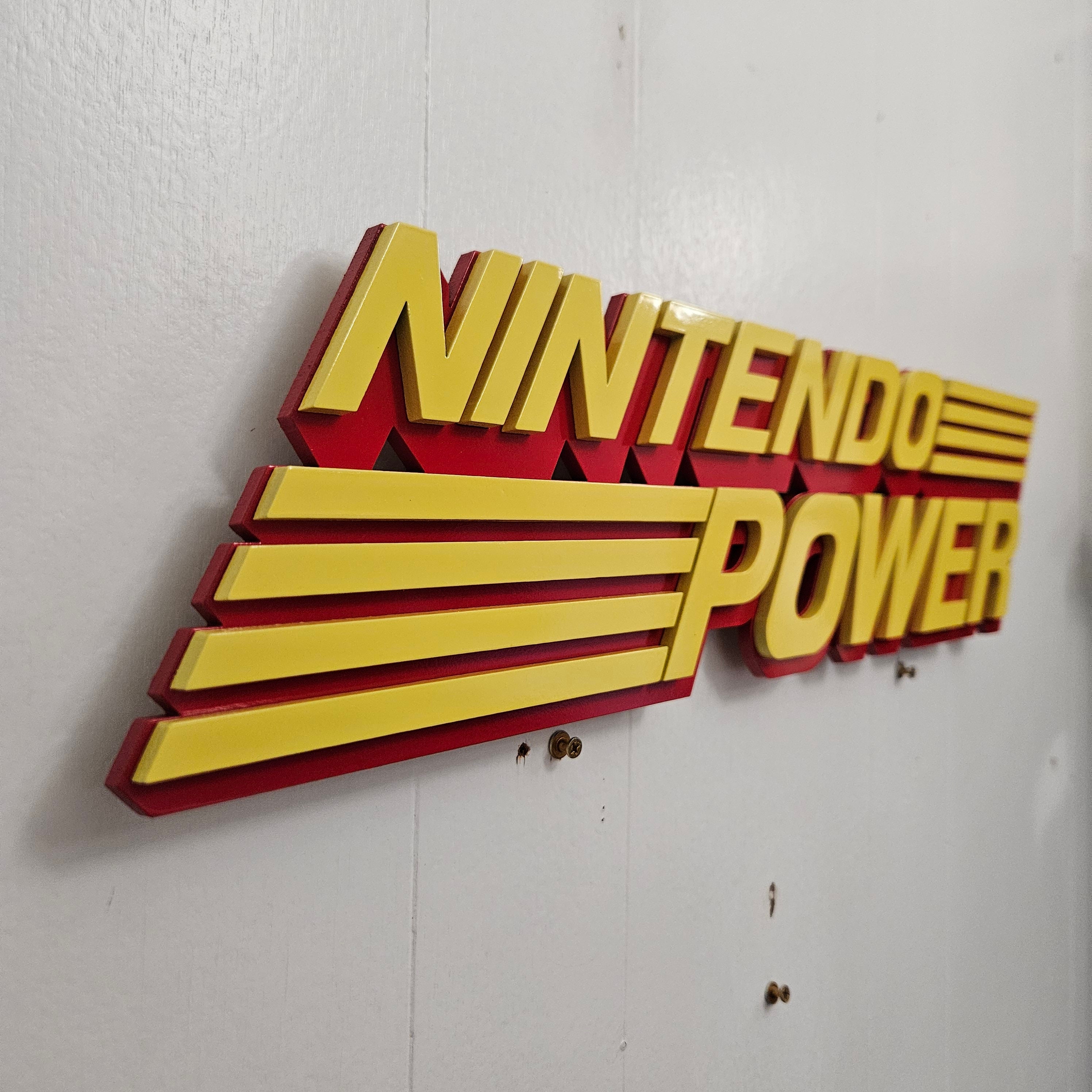 Nintendo Power Logo / Handmade 3D Sign Wall Art - Etsy