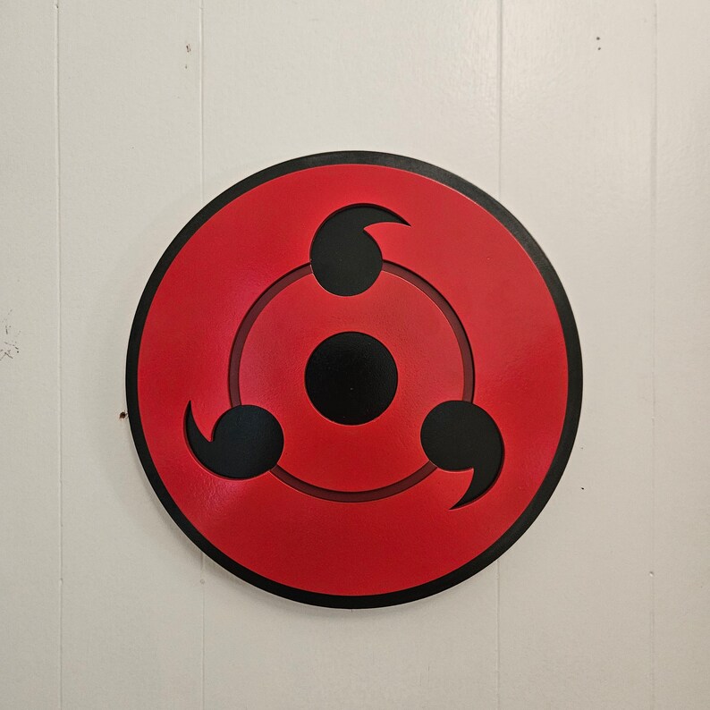 Sharingan Eye / Naruto / Handmade 3D Wall Art Sign - Etsy