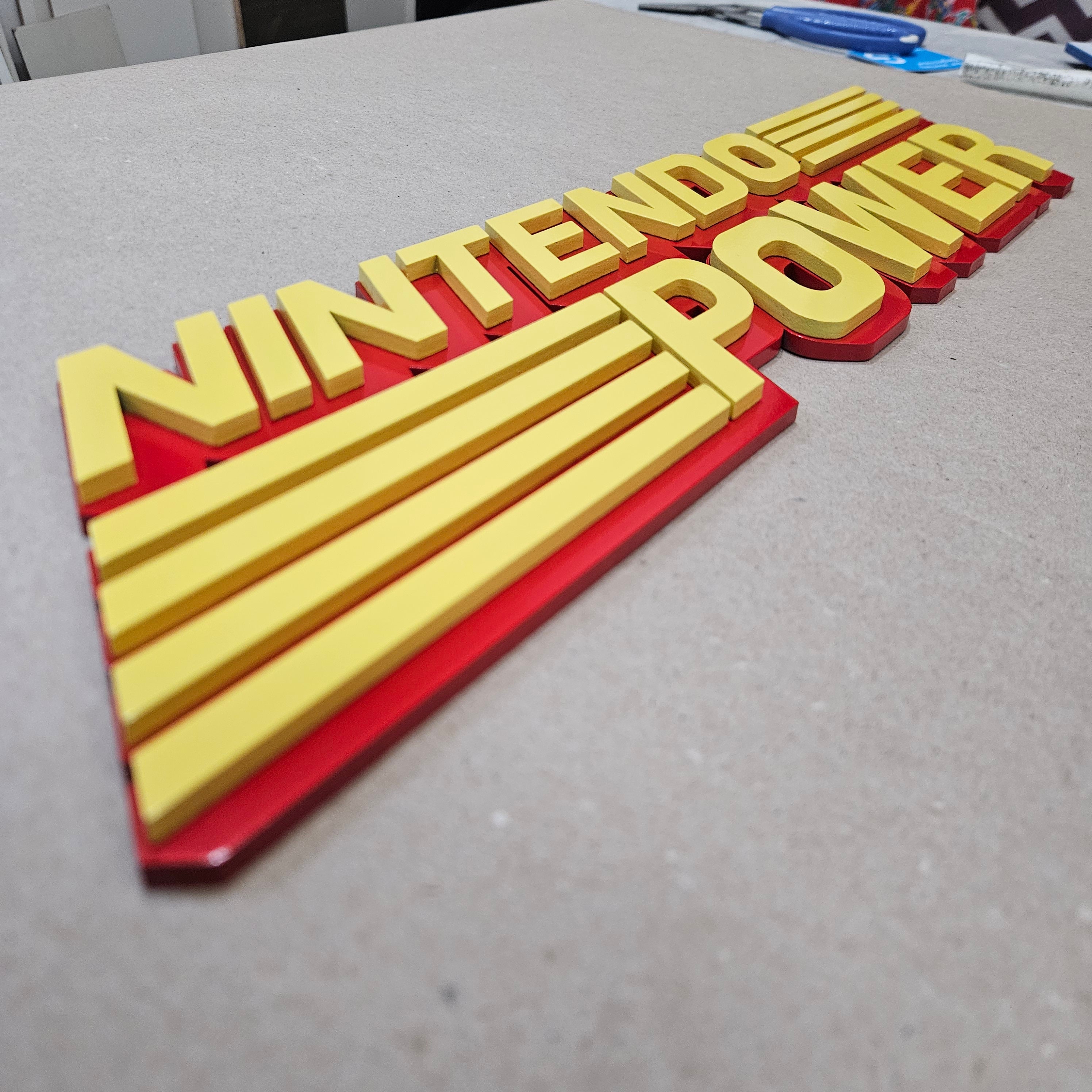 Nintendo Power Logo / Handmade 3D Sign Wall Art - Etsy