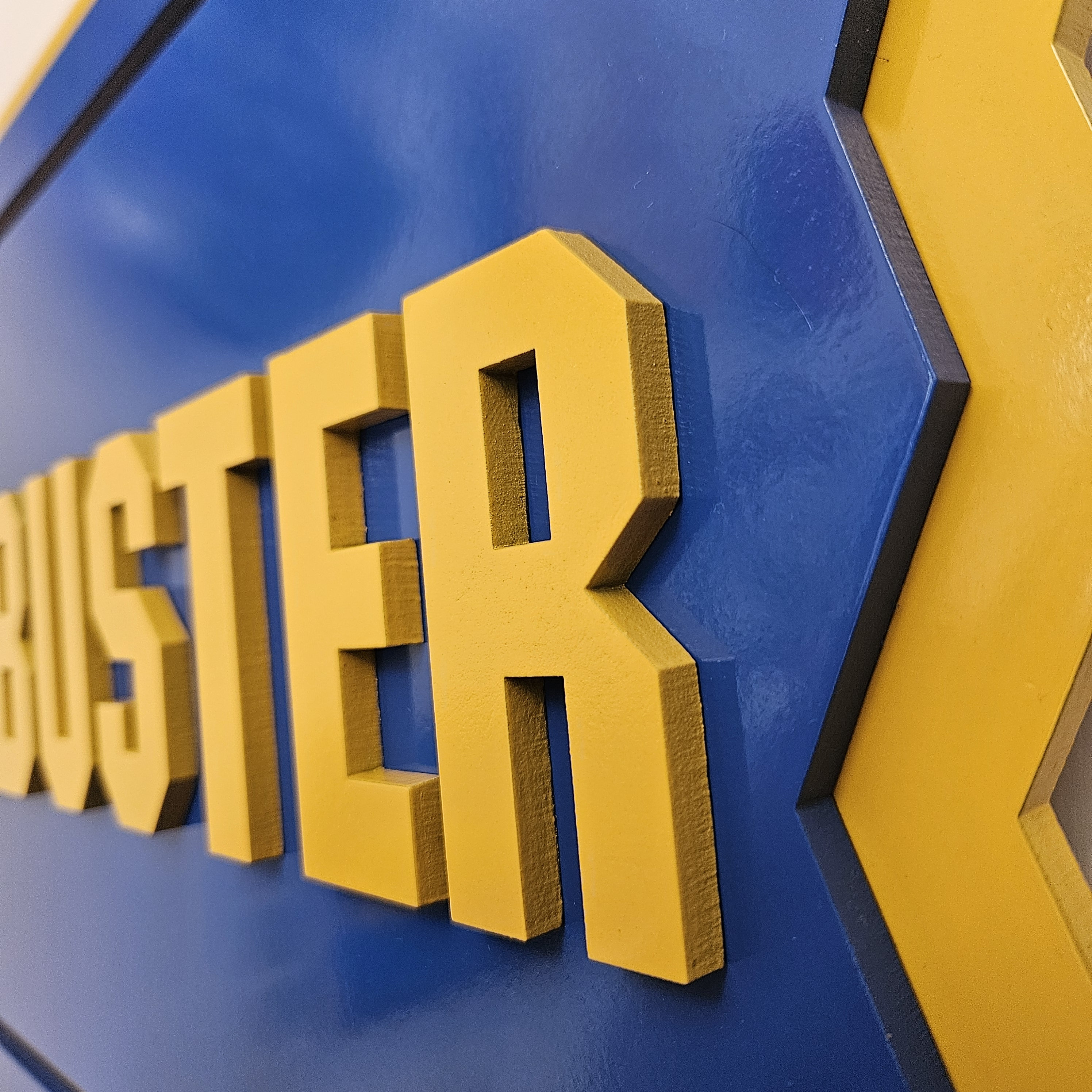 Blockbuster Logo / Handmade 3D Wall Art Sign - Etsy