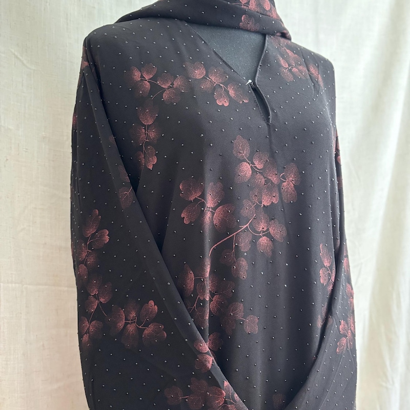 Fancy Abaya Black - Etsy