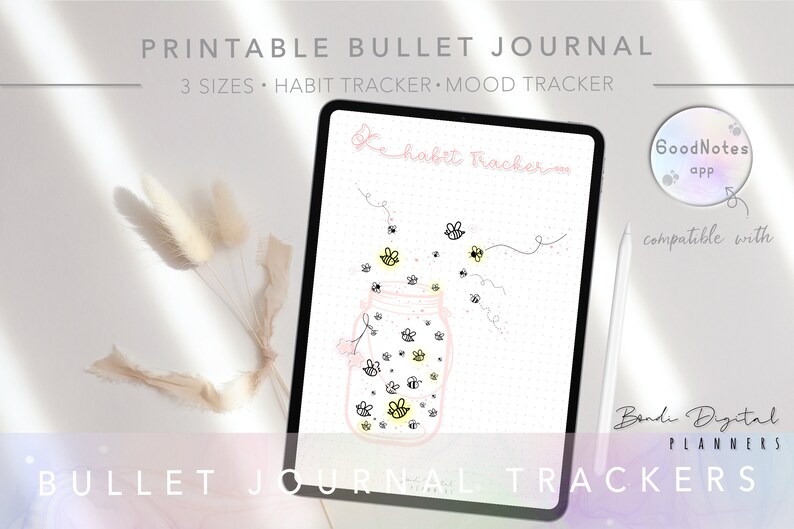 Printable Bullet Journal 2024 BUJO Trackers Digital - Etsy