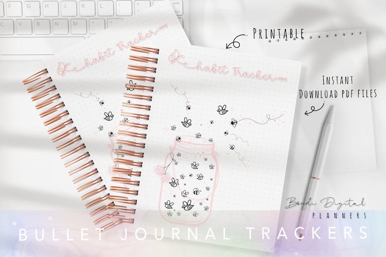 Printable Bullet Journal 2024 BUJO Trackers Digital - Etsy