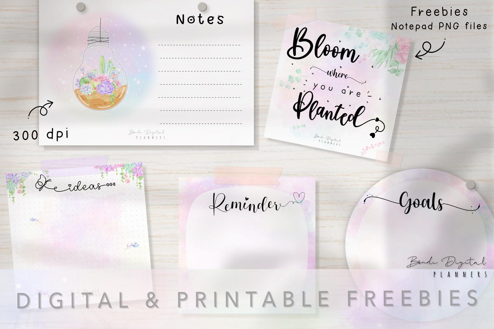 Printable Calendar 2025 | Cute Succulent Watercolour Calendars ...
