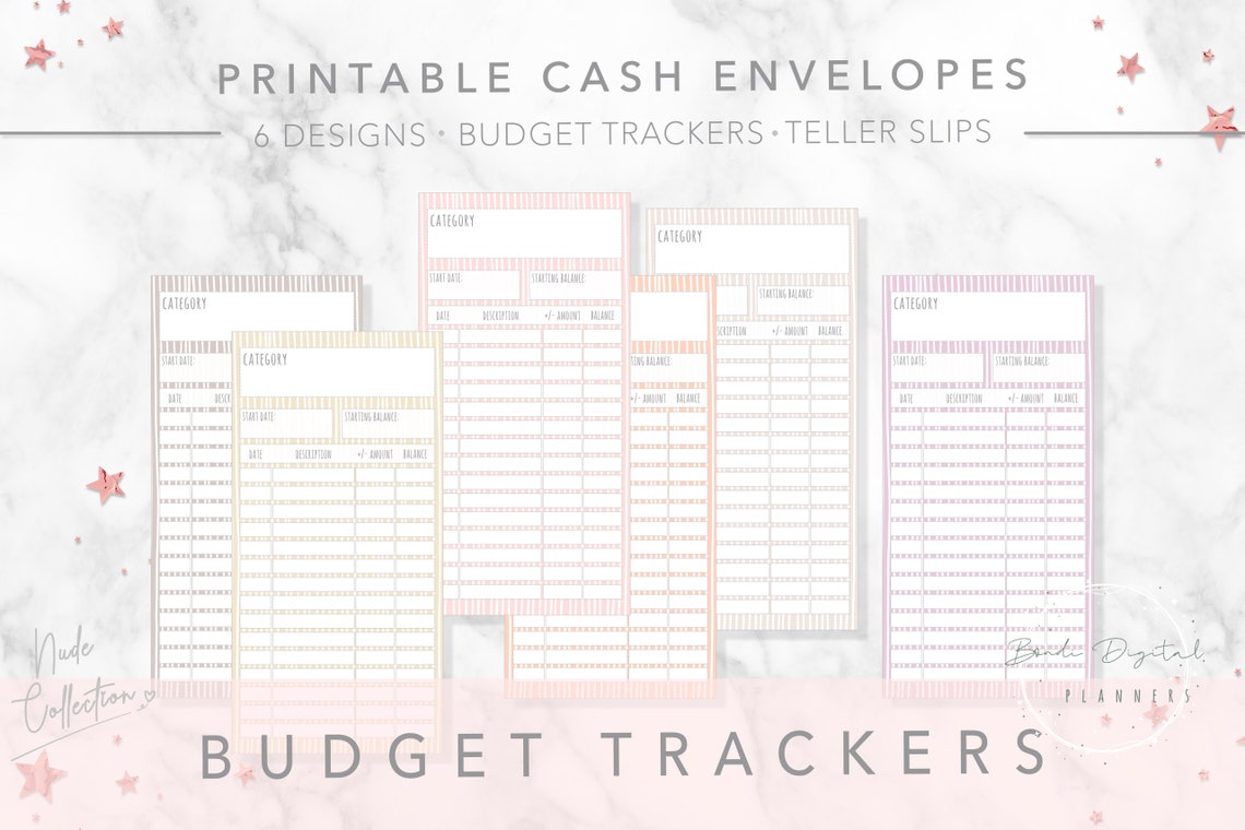 Printable Cash Envelope Template Cash Envelope System Tracker Budget ...
