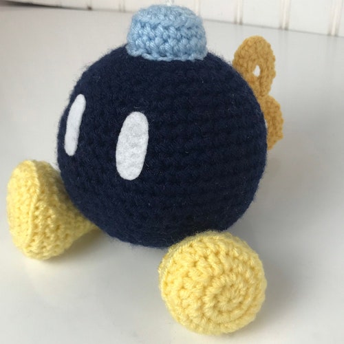 Bob Omb Crochet Pattern Super Mario Crochet Bomb Mario Bros - Etsy