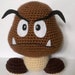 Amigurumi Crochet Pattern: Super Mario Goomba - Etsy