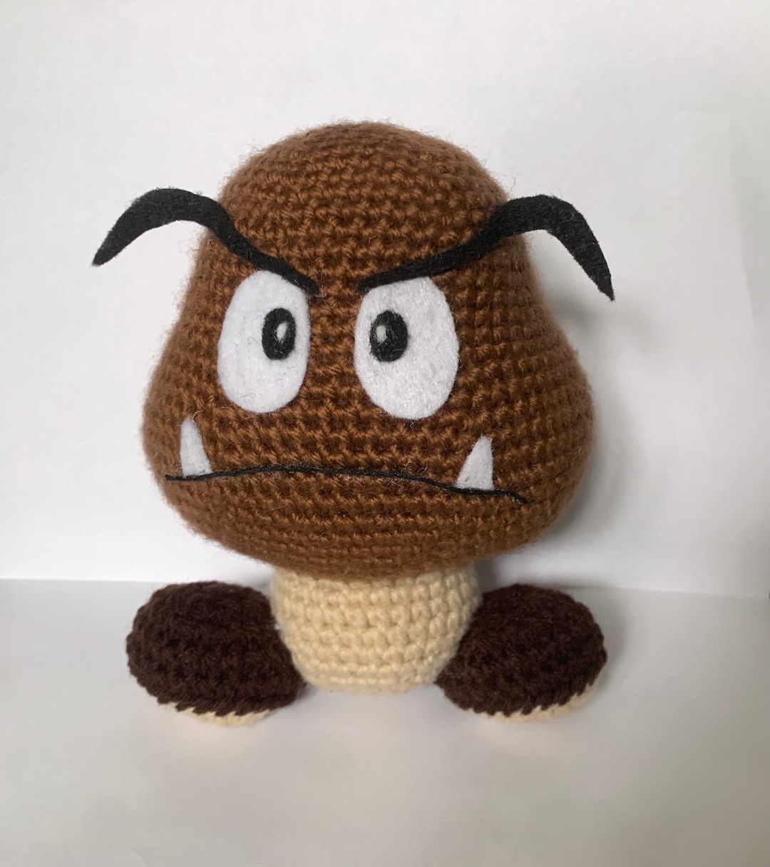 Amigurumi Crochet Pattern: Super Mario Goomba - Etsy