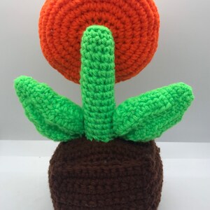 Amigurumi Crochet Pattern: Super Mario Bros Fire Flower - Etsy