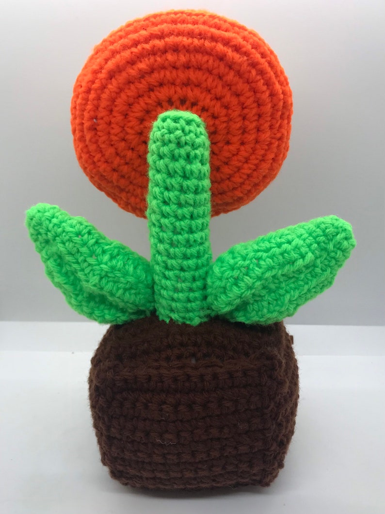 Amigurumi Crochet Pattern: Super Mario Bros Fire Flower - Etsy